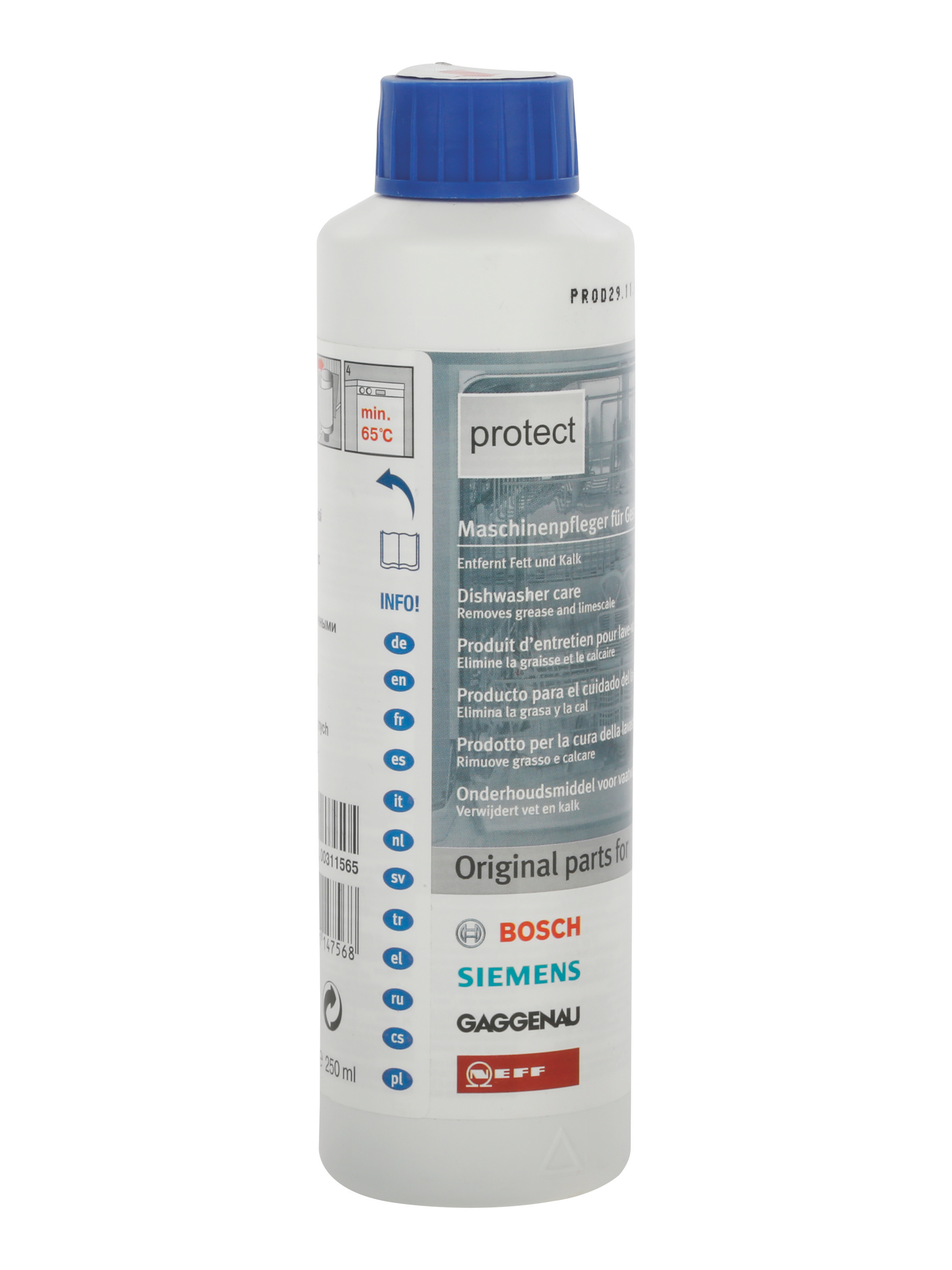 Produit d'entretien 2 en 1 pour lave-vaisselle Bosch Siemens - Emenager